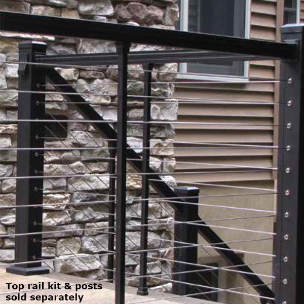 KeyLink Cable Railing - Contemporary - Deck - Minneapolis - by ...