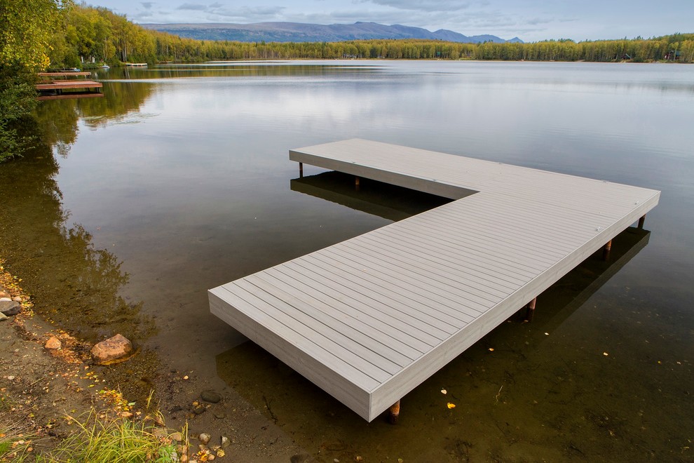 L-Shaped Trex Dock in Wasilla, Alaska by Treeline Construction ...