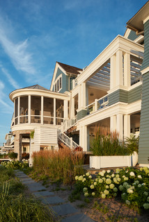 Lake Michigan Beach House - Beach Style - Deck - Chicago - by bba ...