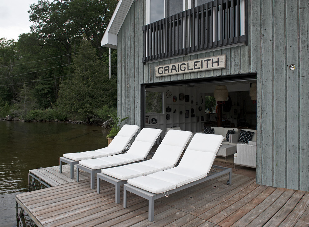 Lake Muskoka Contemporary Renovation - Contemporary - Deck - Toronto ...