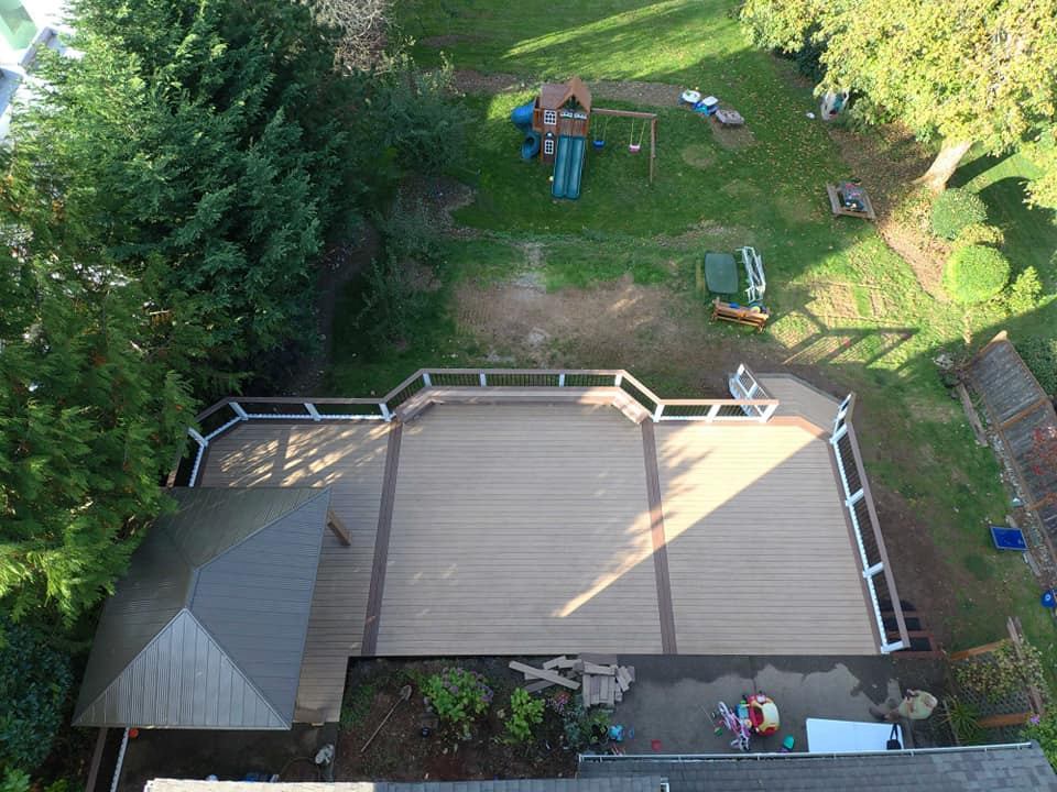 Large Auburn Lake Front Deck - Beach Style - Deck - Seattle - by Zia ...