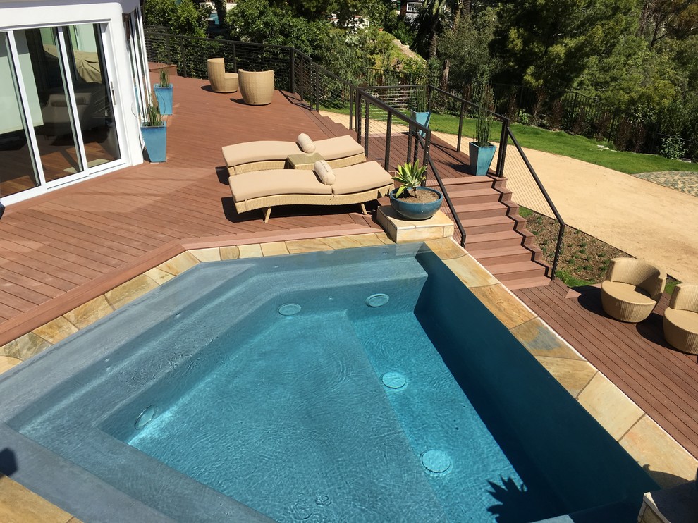 Large Tustin Pool Deck - Modern - Deck - Orange County - by OC Deck ...