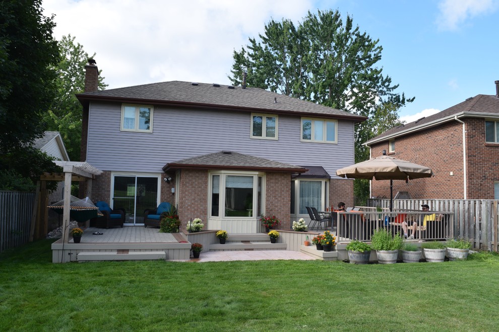 Large Veka deck with hammock. - Deck - Toronto - by Hickory Dickory ...