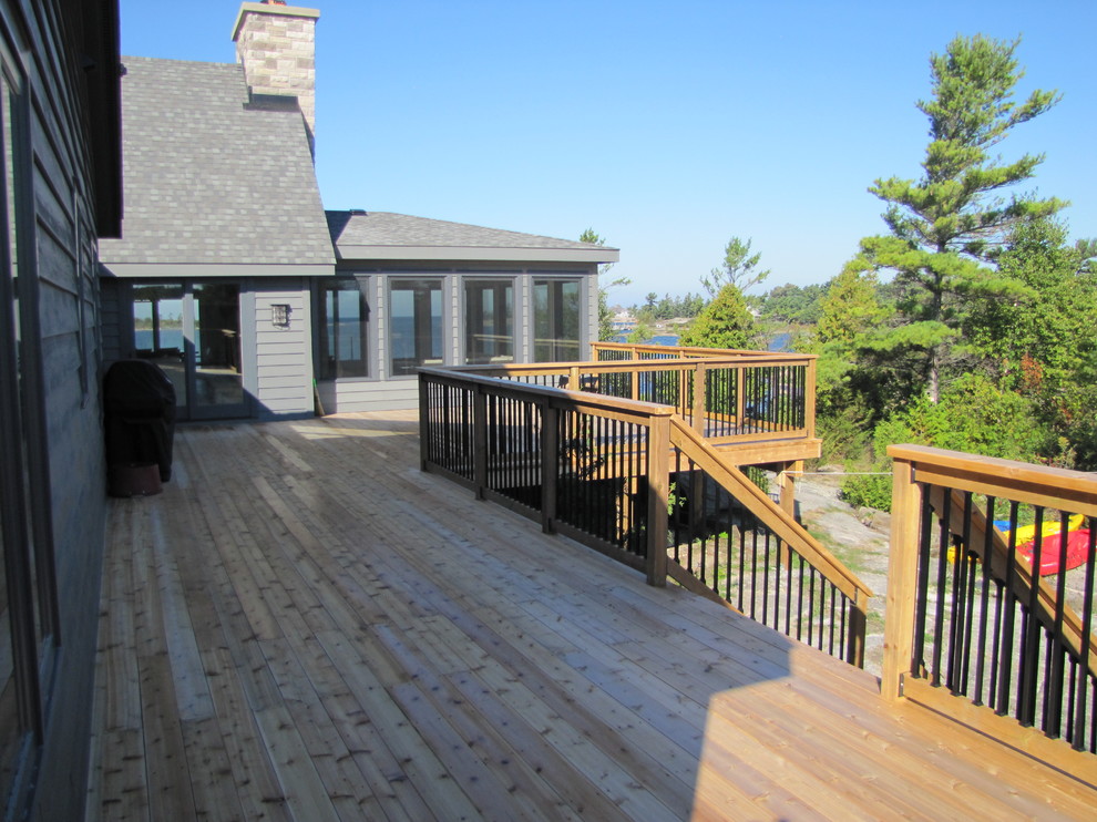 Large waterfront cottage decks - Deck - Toronto - by Thommoknockers ...