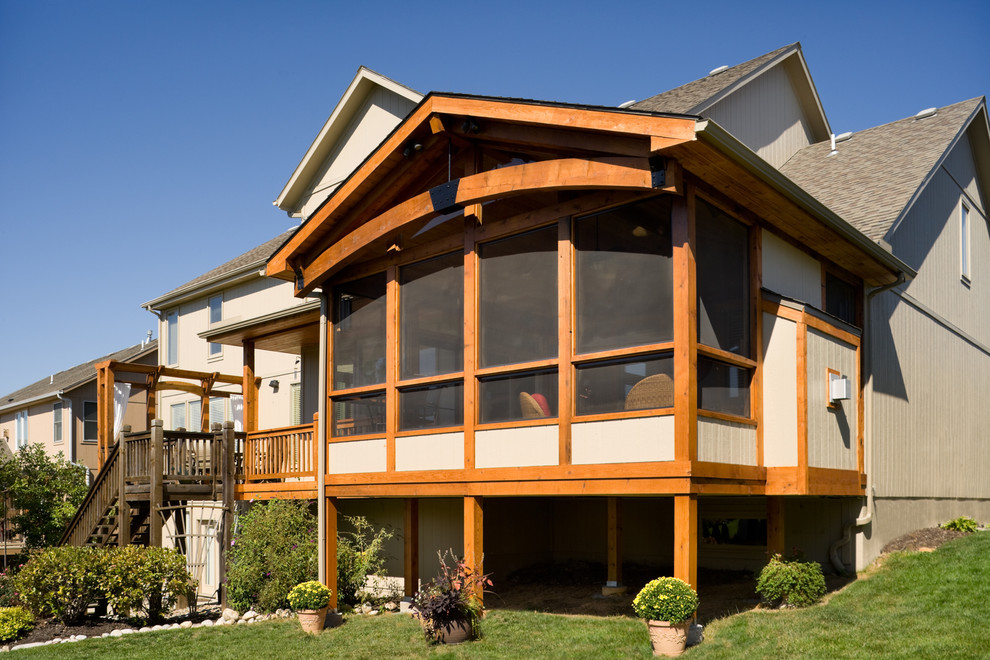 Lenexa 3-Season Room - Traditional - Deck - Kansas City - by CHC Design ...