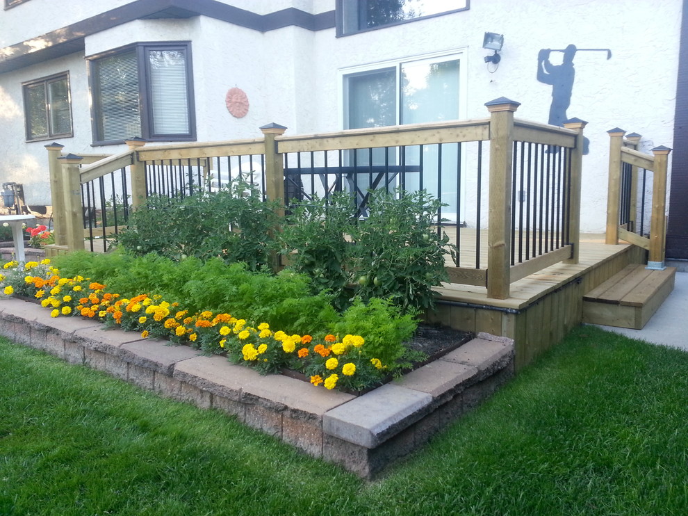 Low Clearance Treated Deck - Traditional - Deck - Other - by Piller ...