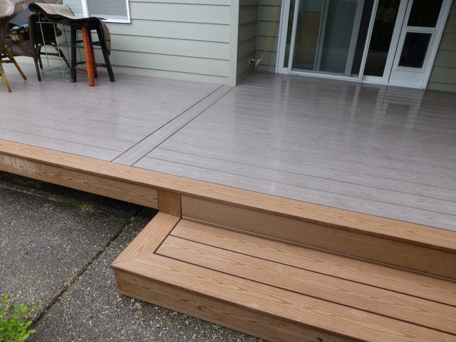 low level deck - Traditional - Deck - Seattle - by Lakevue Renovations ...