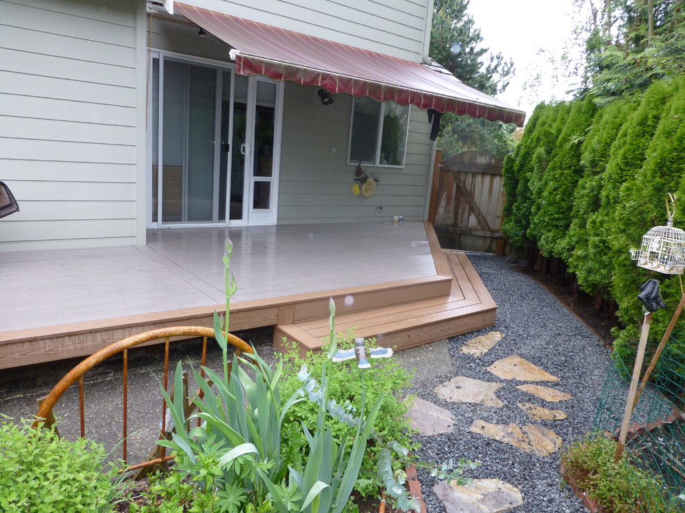 low level deck - Traditional - Deck - Seattle - by Lakevue Renovations ...