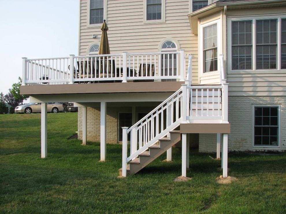 Low Maintenance Decks - Traditional - Deck - Baltimore - by HNH Deck ...