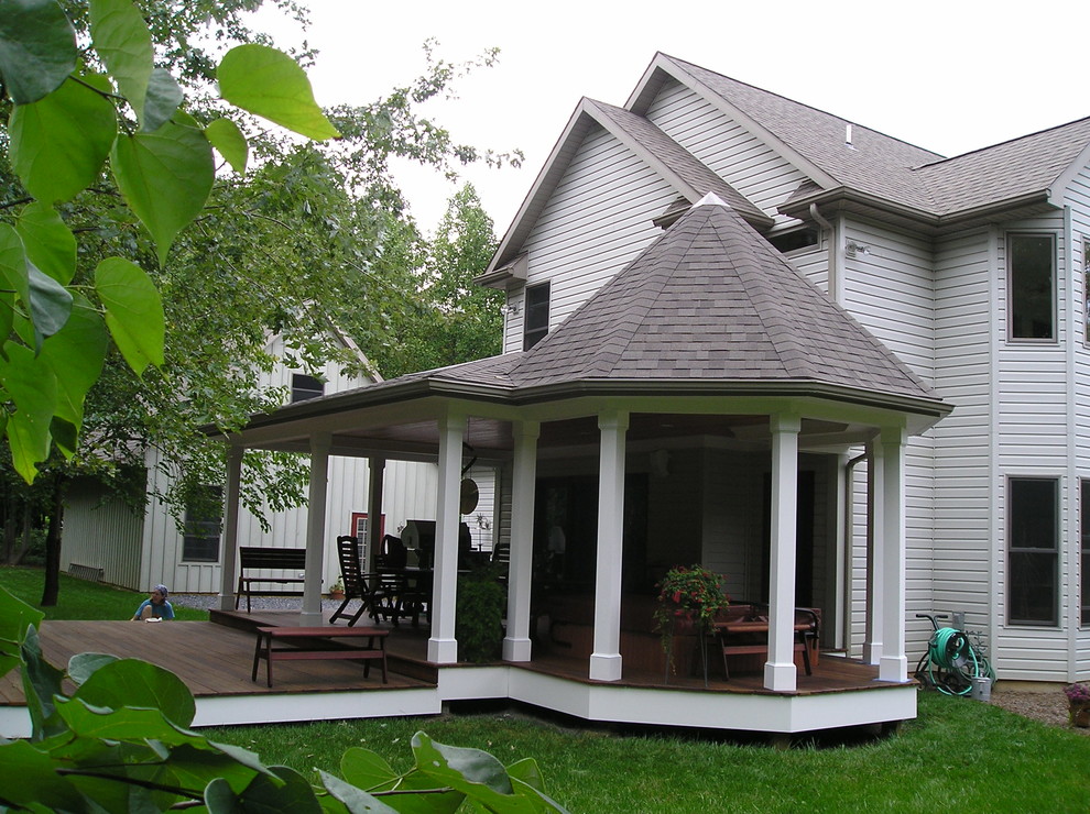 Luxury Deck Remodel with Hot Tub Jacuzzi - Traditional - Deck ...