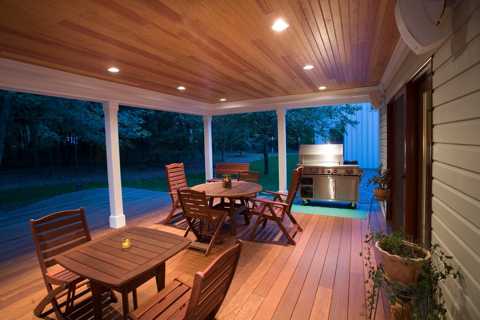 Luxury Deck Remodel with Hot Tub Jacuzzi - Traditional - Deck ...