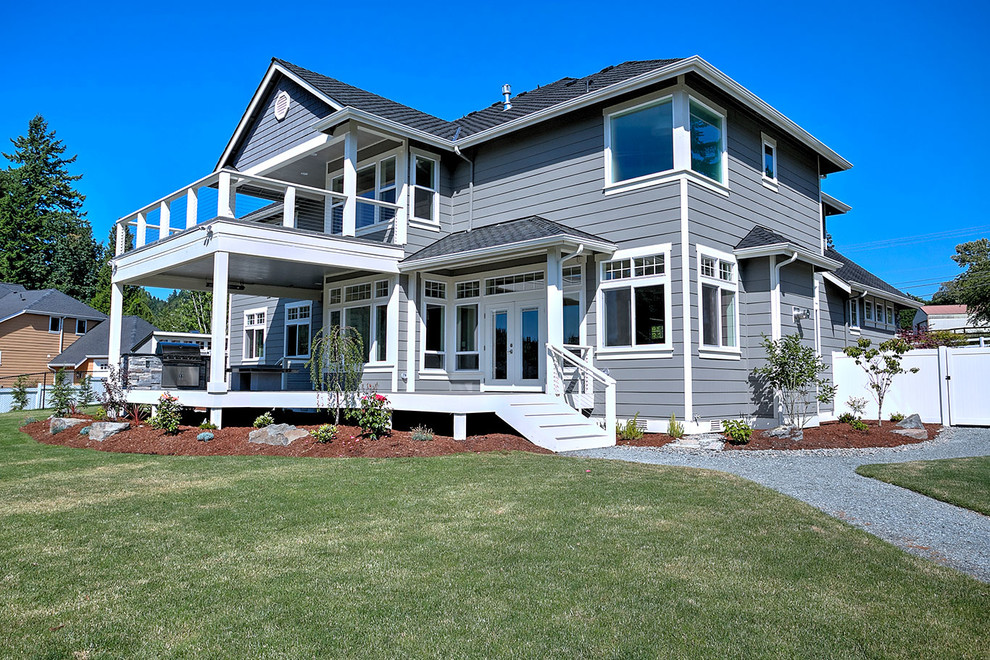 Luxury Traditional House Plan 5893 - Klassisch - Terrasse - Portland ...