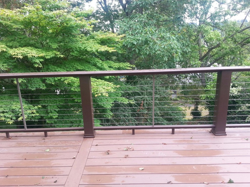 Lyle cantilevered deck (8'0" ) cantilever - Contemporary - Deck ...