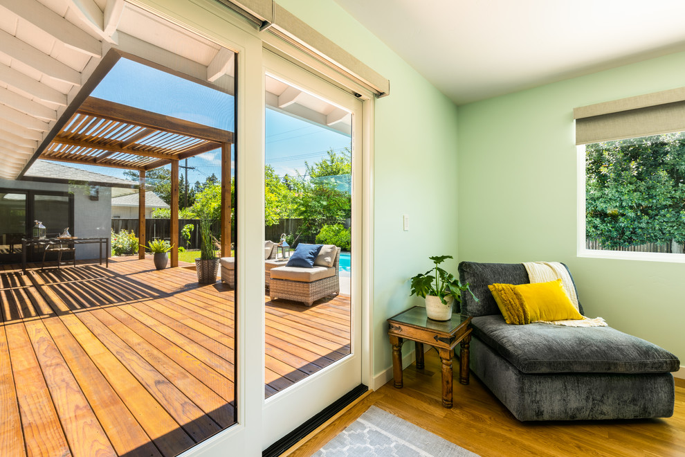 Master Suite with View of Exterior Deck - Modern - Deck - Sacramento ...