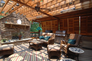 McCain Deck - Rustic - Deck - Atlanta - by Leisure Time Decks | Houzz