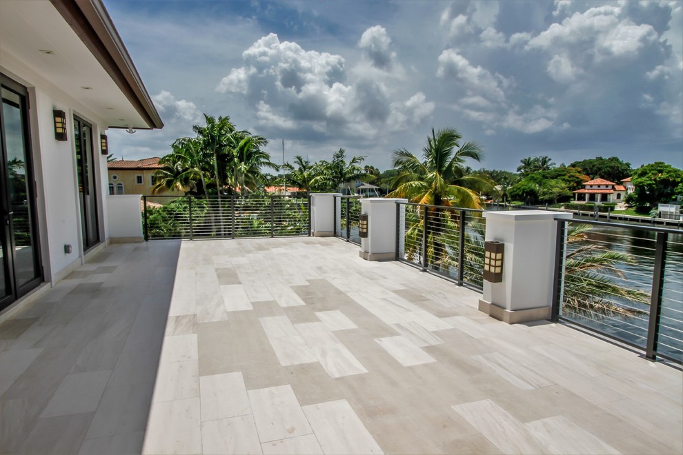 Miami Modern Custom Home - Modern - Deck - Miami - by Pioneer ...