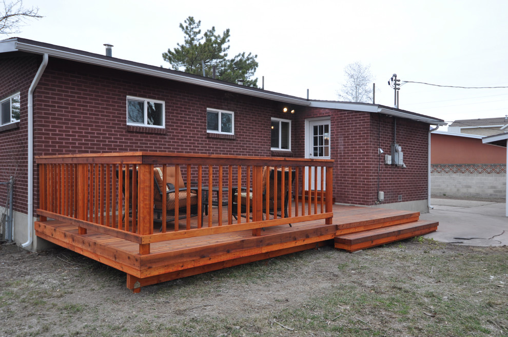 Millcreek Brick Rambler - Traditional - Deck - Salt Lake City - by City ...