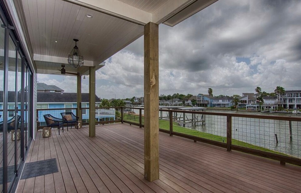 Modern Coastal Craftsman New Build - Maritim - Terrasse - Houston - von ...