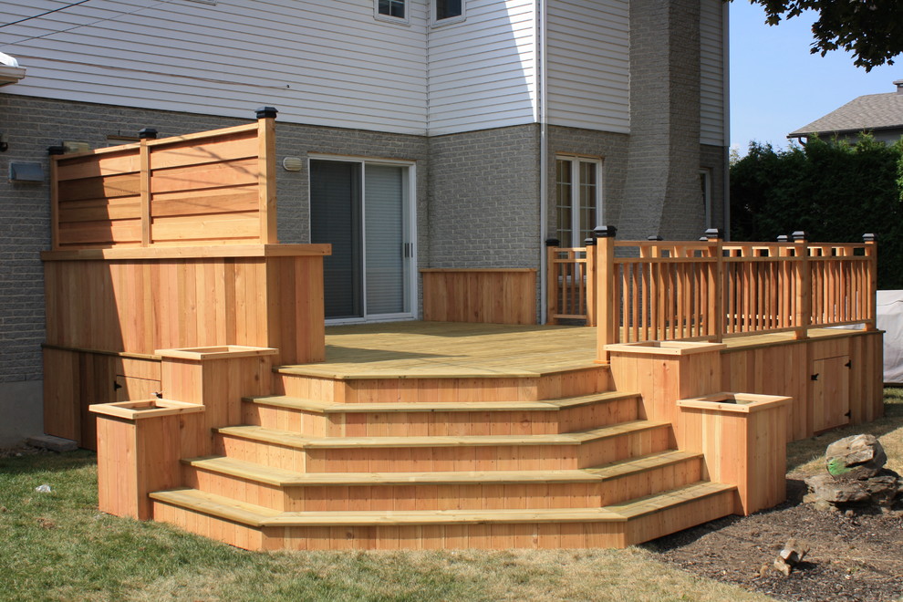Modern Deck - Modern - Terrace - Montreal | Houzz UK
