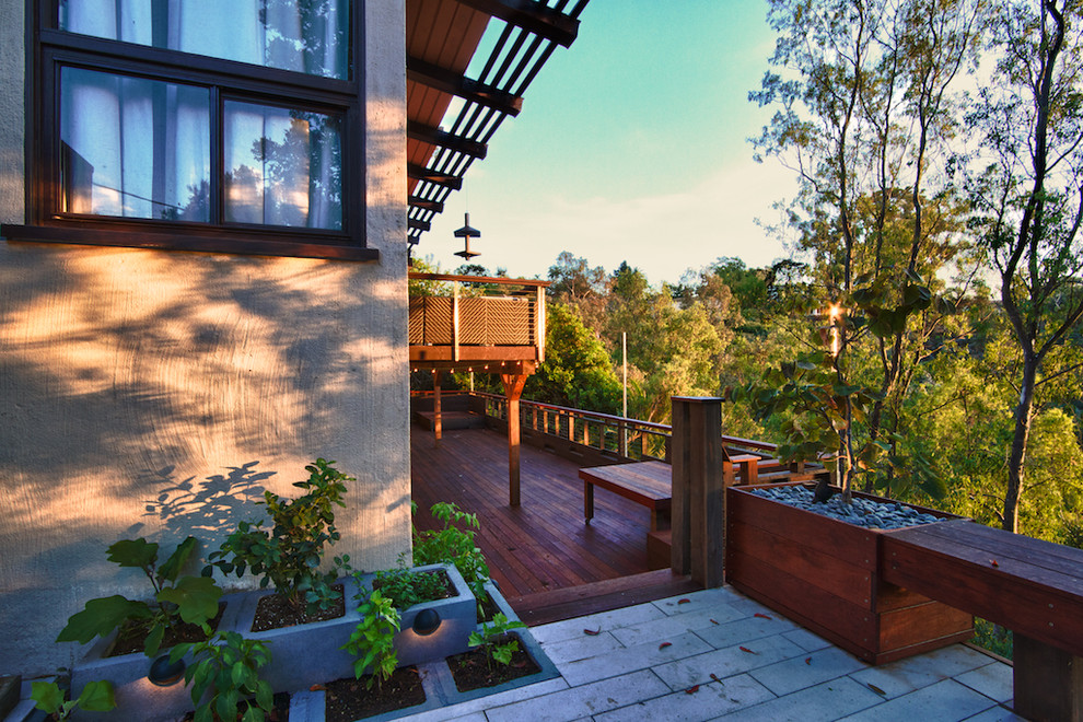 Modern Hillside Home With Deck - Modern - Deck - San Diego - by Mooch ...