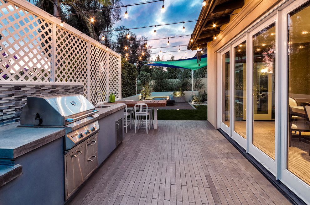 Modern Irvine - Mediterranean - Deck - Orange County - by Studio H ...