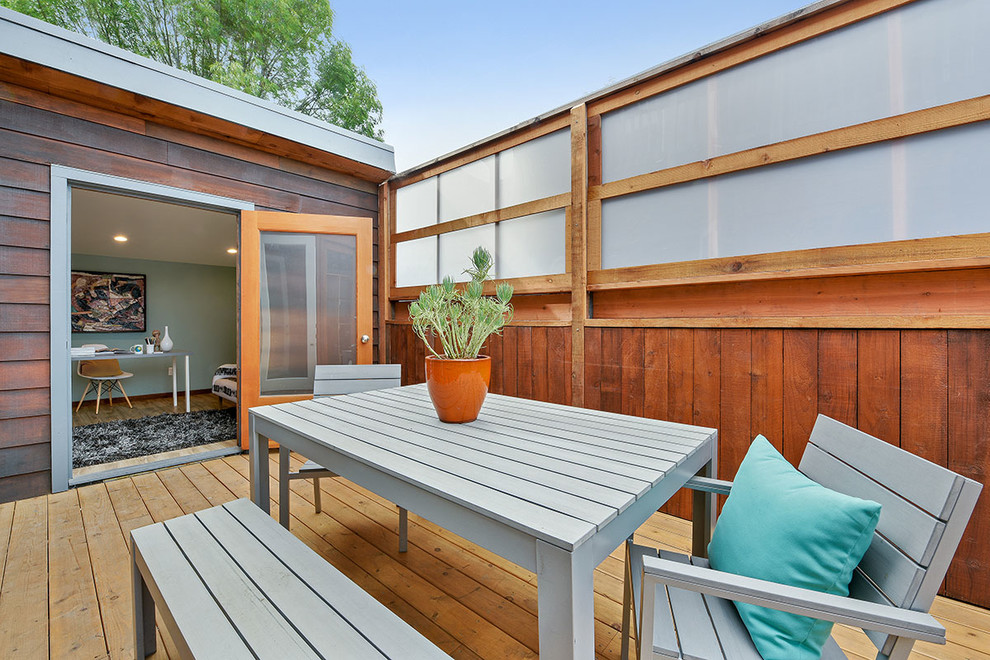 Modern Urban Deck - Eclectic - Deck - San Francisco - by Visual Jill ...