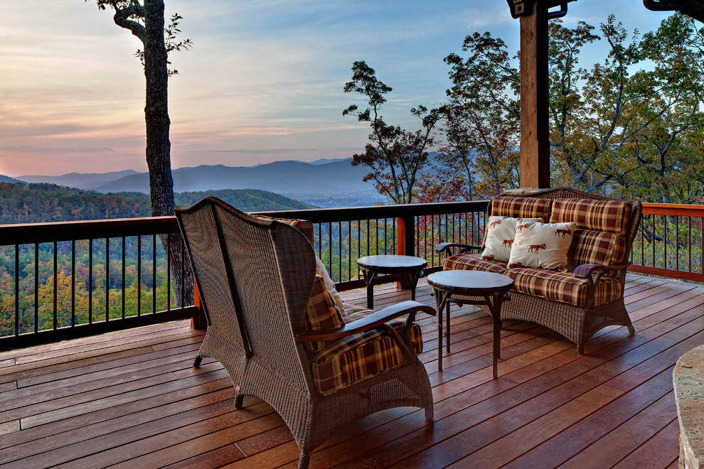 Black Mountain Family Lodge - Rustic - Deck - Other - by ACM Design | Houzz