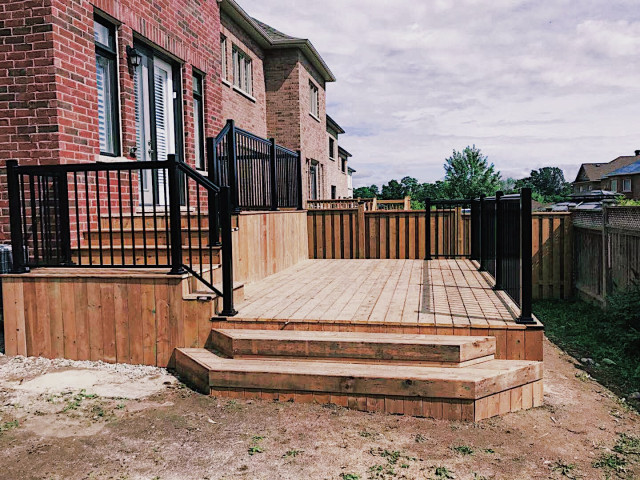 Multi-Decks Project in a Markham New Subdivision - Terrasse en Bois ...