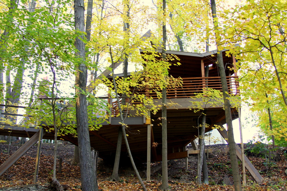 National Park Tree House - Contemporary - Deck - Cleveland - by The ...