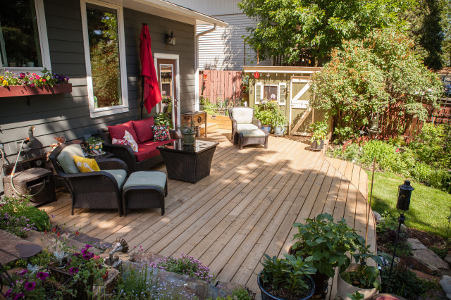 Natural Deck - Classique - Terrasse en Bois - Calgary - par Final Cut Creations | Houzz