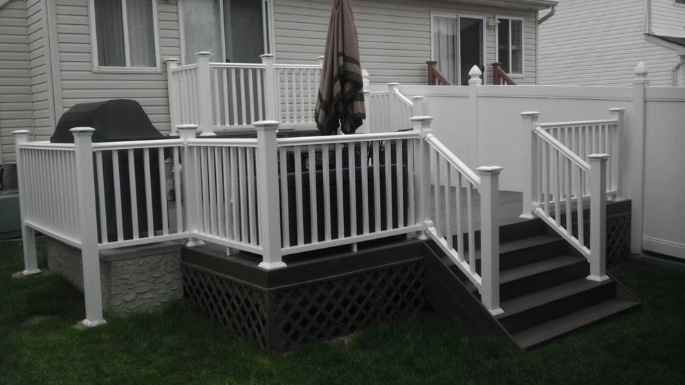 New Deck with custom BBQ platform - Craftsman - Deck - New York - by ...