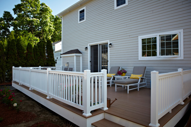 New England Colonial - Traditional - Deck - New York - by Modular Home ...