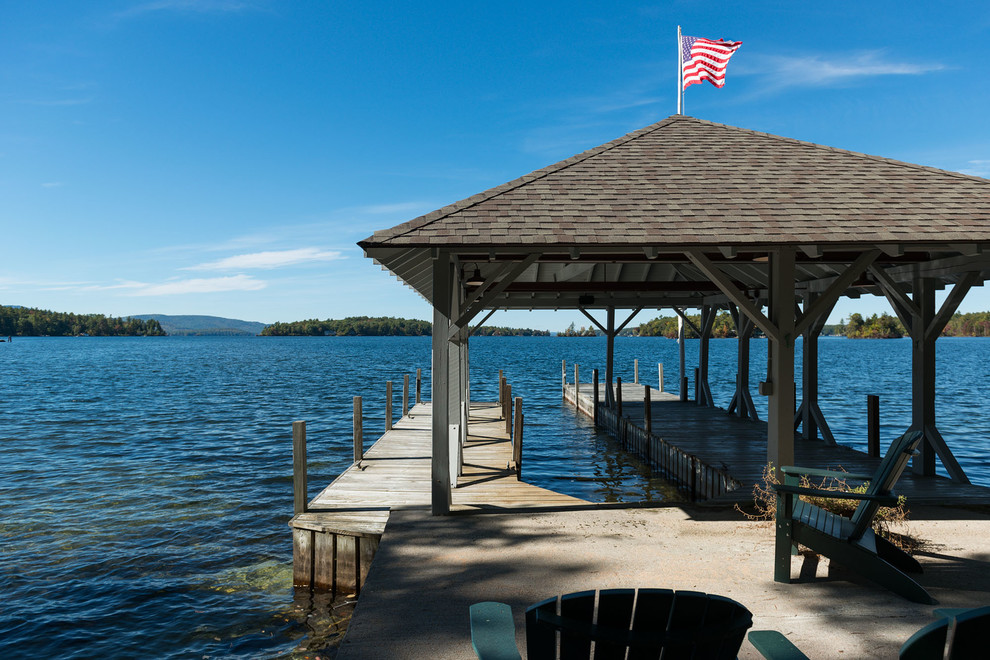 New England Lakefront Living - Traditional - Deck - Boston - by TMS ...