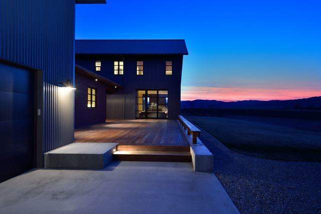 New Modern Farmhouse - Country - Deck - Boise - by Koch Architects, Inc ...