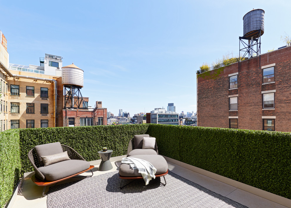 New York Penthous NoHo Exterior - Contemporary - Deck - New York - by Sofia Joelsson Design | Houzz