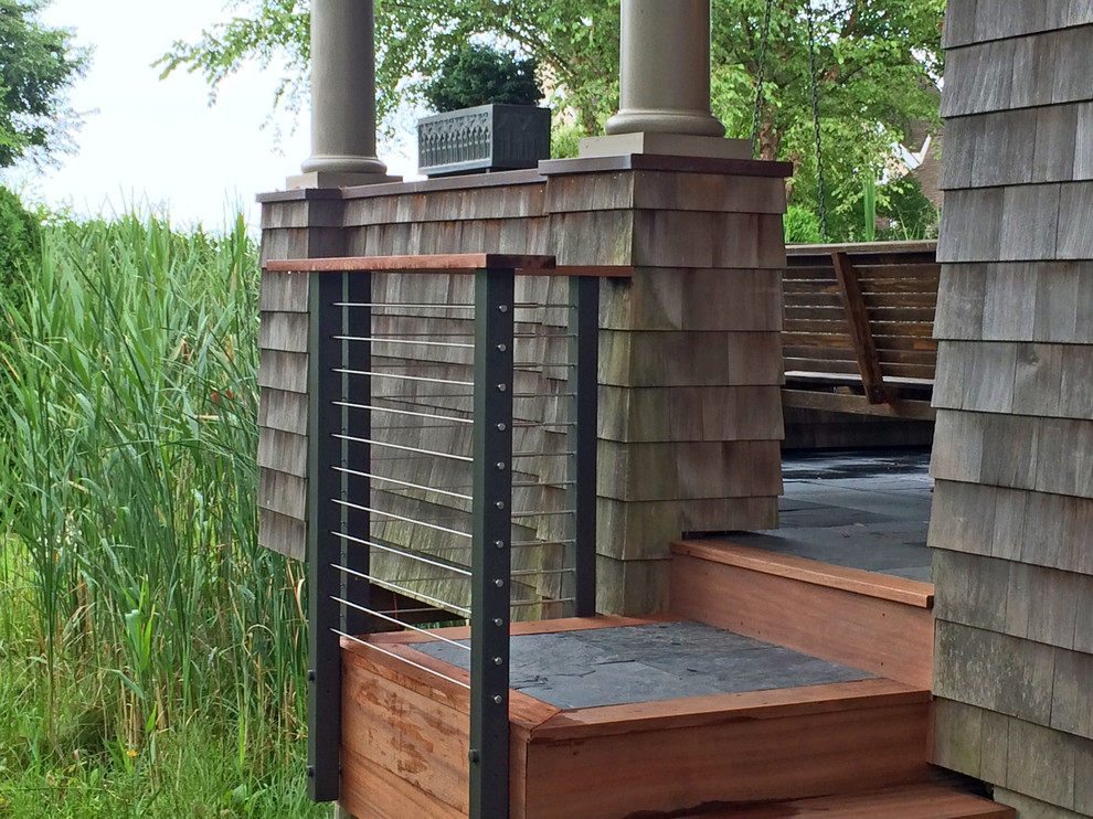 Newburyport, MA: Bronze Aluminum Posts and Post-To-Post - Craftsman ...