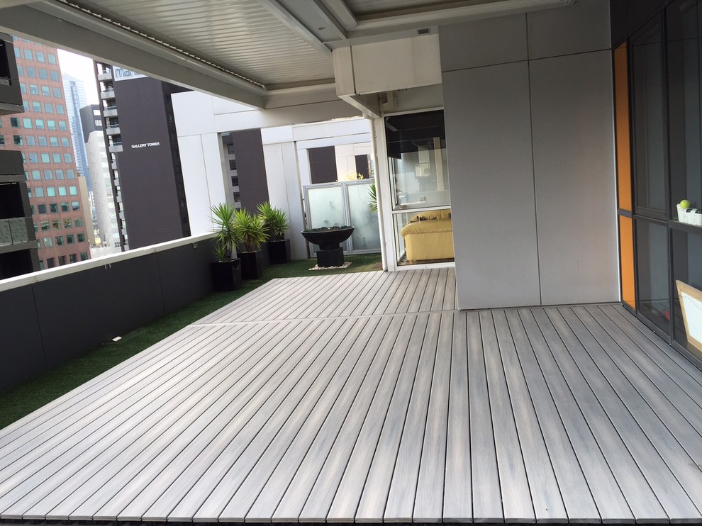 NexGEN DeckCell Subframe - Southbank Installation - Modern - Terrace - Melbourne - by NexGEN ...