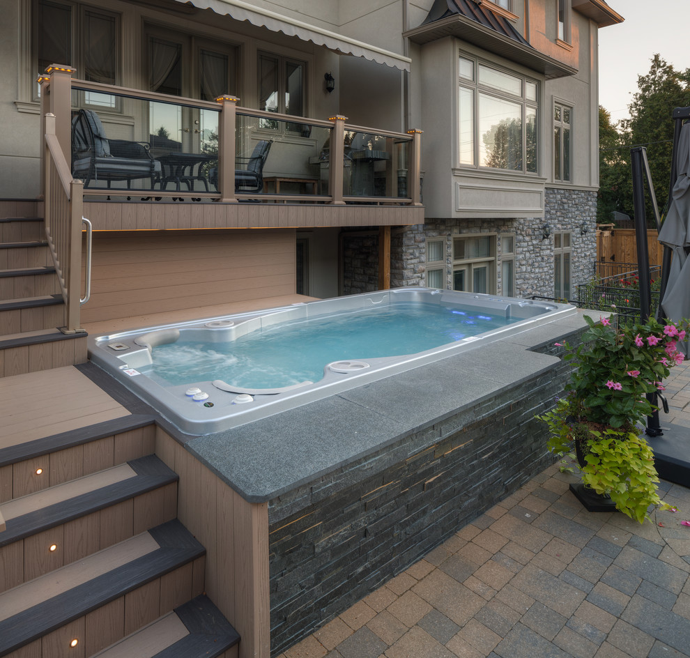 North York Swim Spa - Traditional - Deck - Toronto - by BonaVista ...