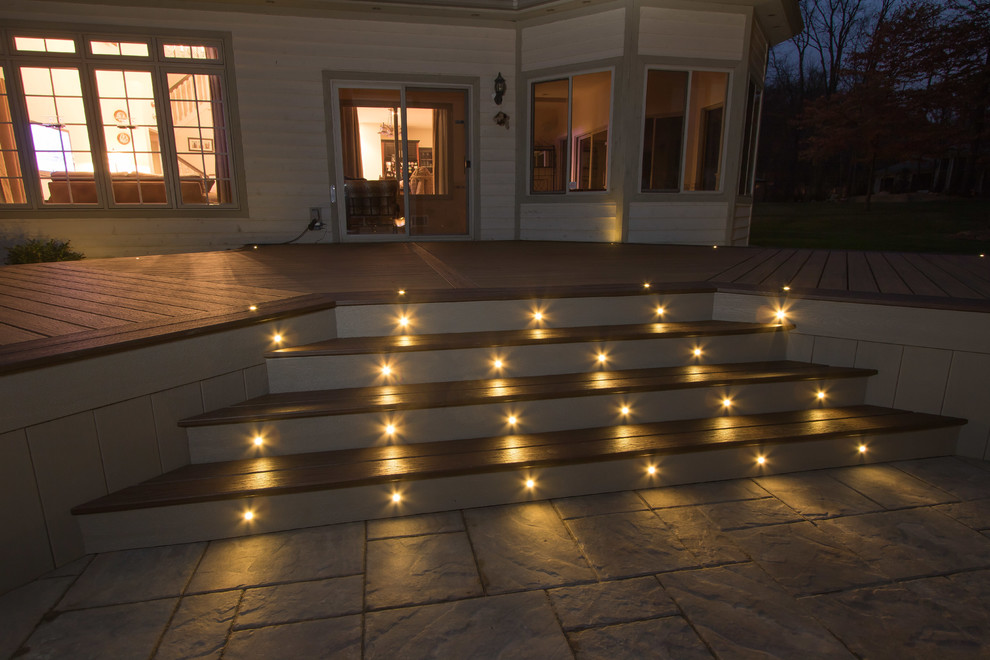 Octagon Paver Deck at Glade Trail - Transitional - Deck - Grand Rapids ...