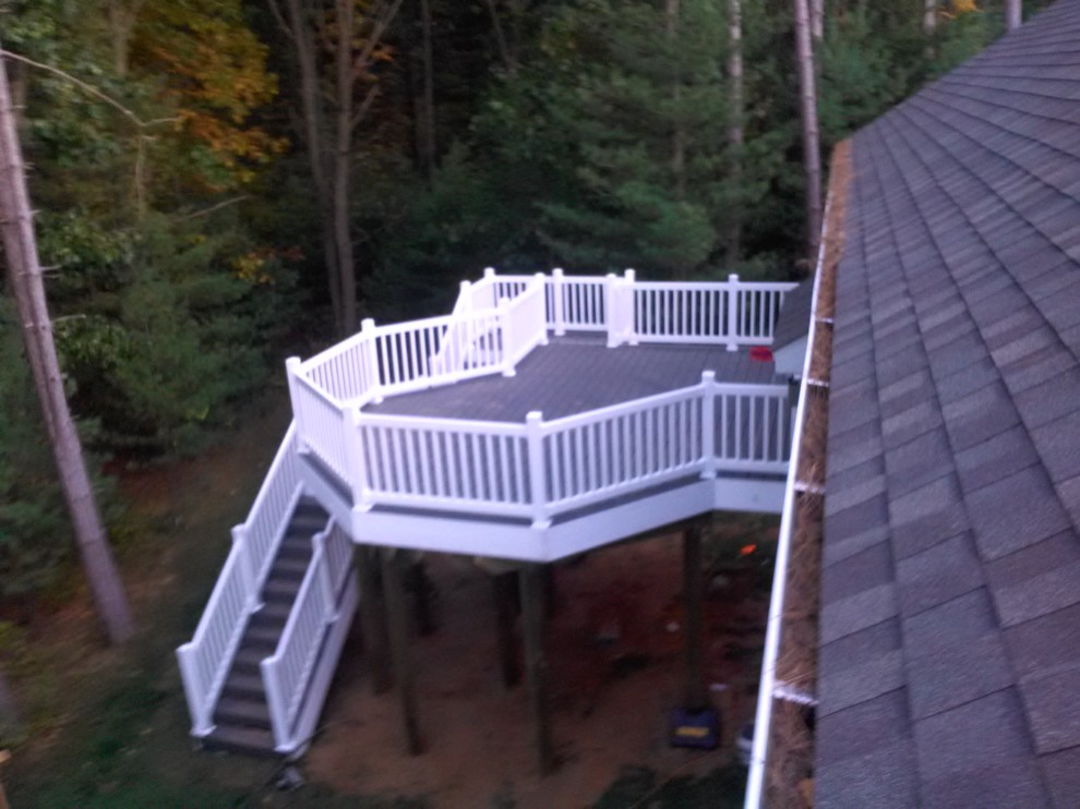 Octagonal Composite Deck - Contemporary - Deck - Other - by BKH ...