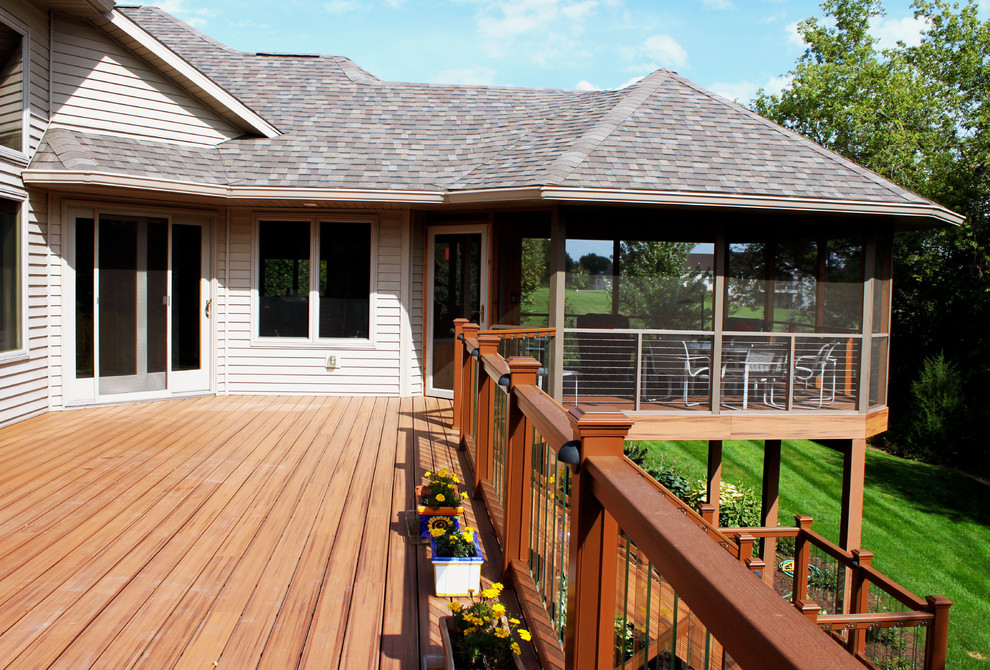 Octagonal Screen Porch - Traditional - Deck - Other - by Degnan Design ...