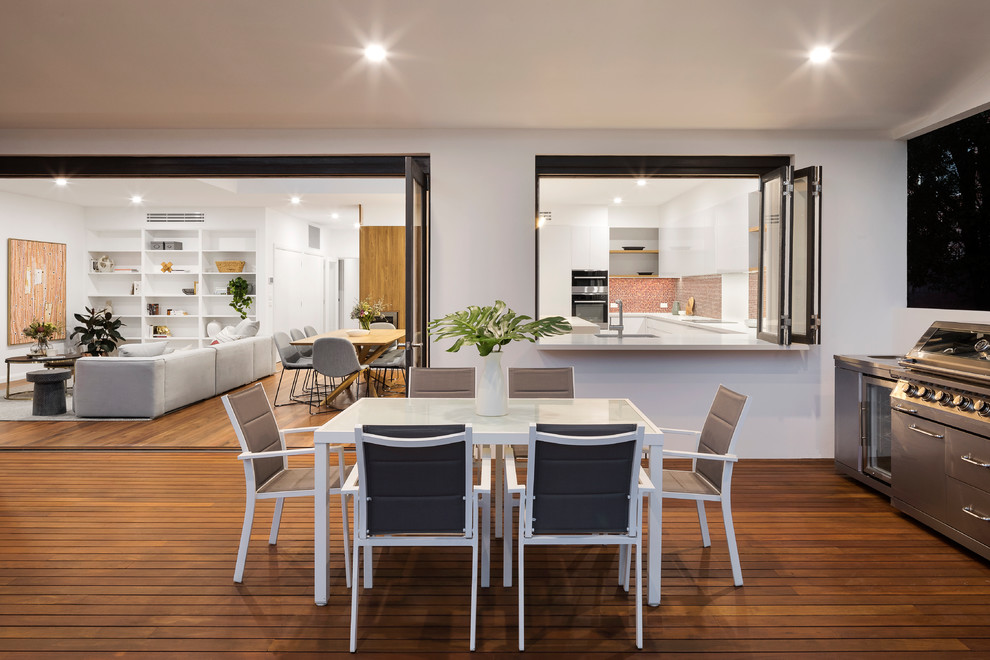 Open plan living at it's finest - Modern - Deck - Melbourne - by Kube ...