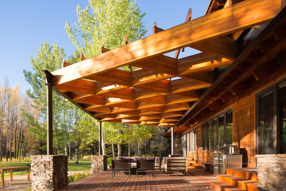 Organic Shade Structure - Contemporary - Deck - Other - by MARK PYNN ...