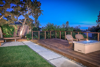 Outdoor Deck - Mid-Century Open Floor Plan with View Deck ...