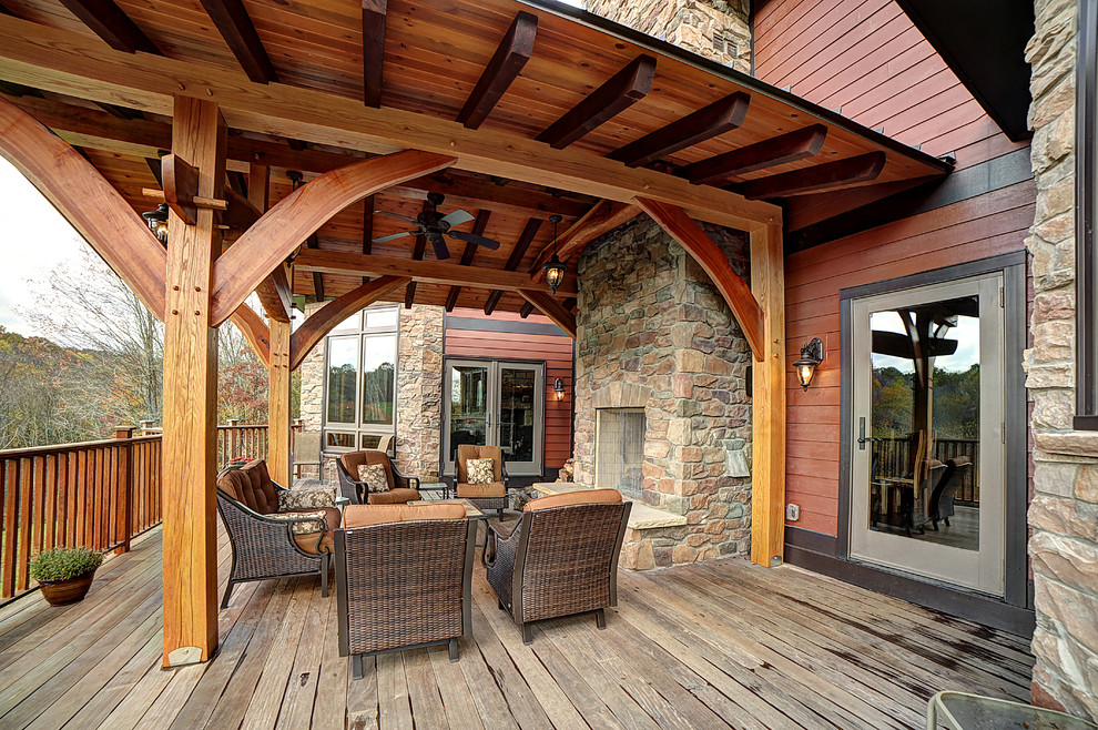 Outdoor Living Areas - Rustic - Deck - Other - by Primrose Homes Inc ...