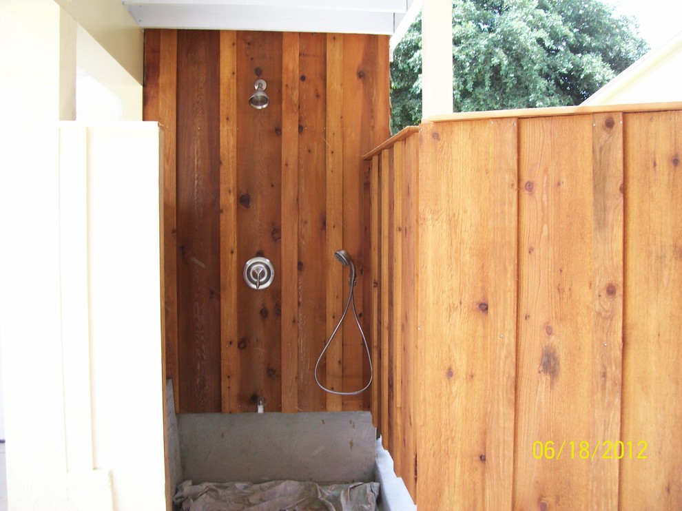 Outdoor Shower in Cedar - Traditional - Deck - Houston - by House ...