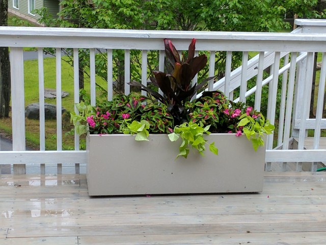 Patio Planters - Traditional - Deck - New York - by Deco Planters | Houzz