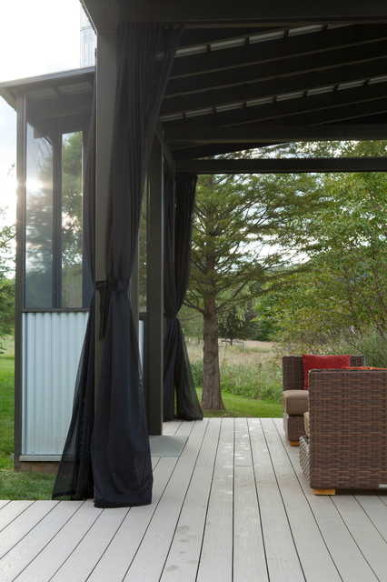 Pond Swing and Pond House - Contemporary - Terrace - DC Metro - by Ann ...