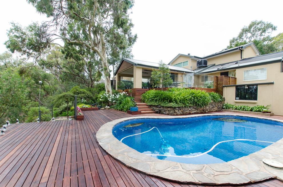 Pool Deck and Veranda - Mediterranean - Deck - Adelaide - by Wingard ...