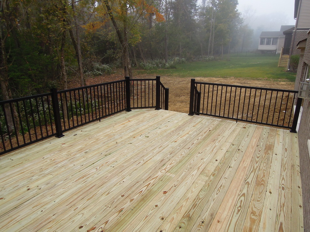 Pressure Treated Deck w/Aluminum Railing Milford, OH area - Traditional ...